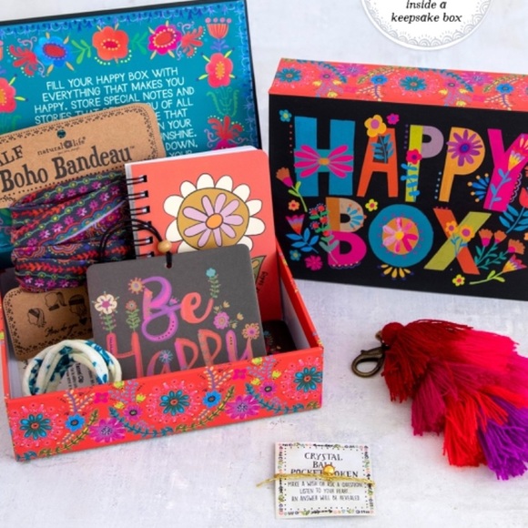 NATURAL LIFE | Accessories | New Boho Happy Box Keepsake Box W6 Items ...